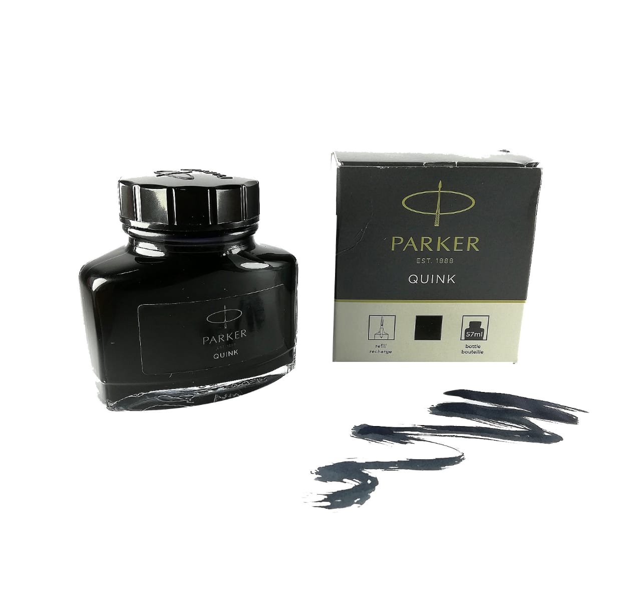 PARKER QUINK TINTA ESTILOGRÁFICA COLOR NEGRO - La Tienda del Bolígrafo