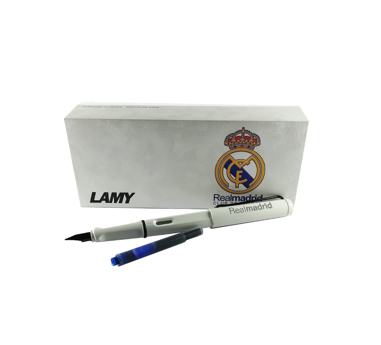 LAMY PLUMA ESTILOGRÁFICA REAL MADRID - La Tienda del Bolígrafo