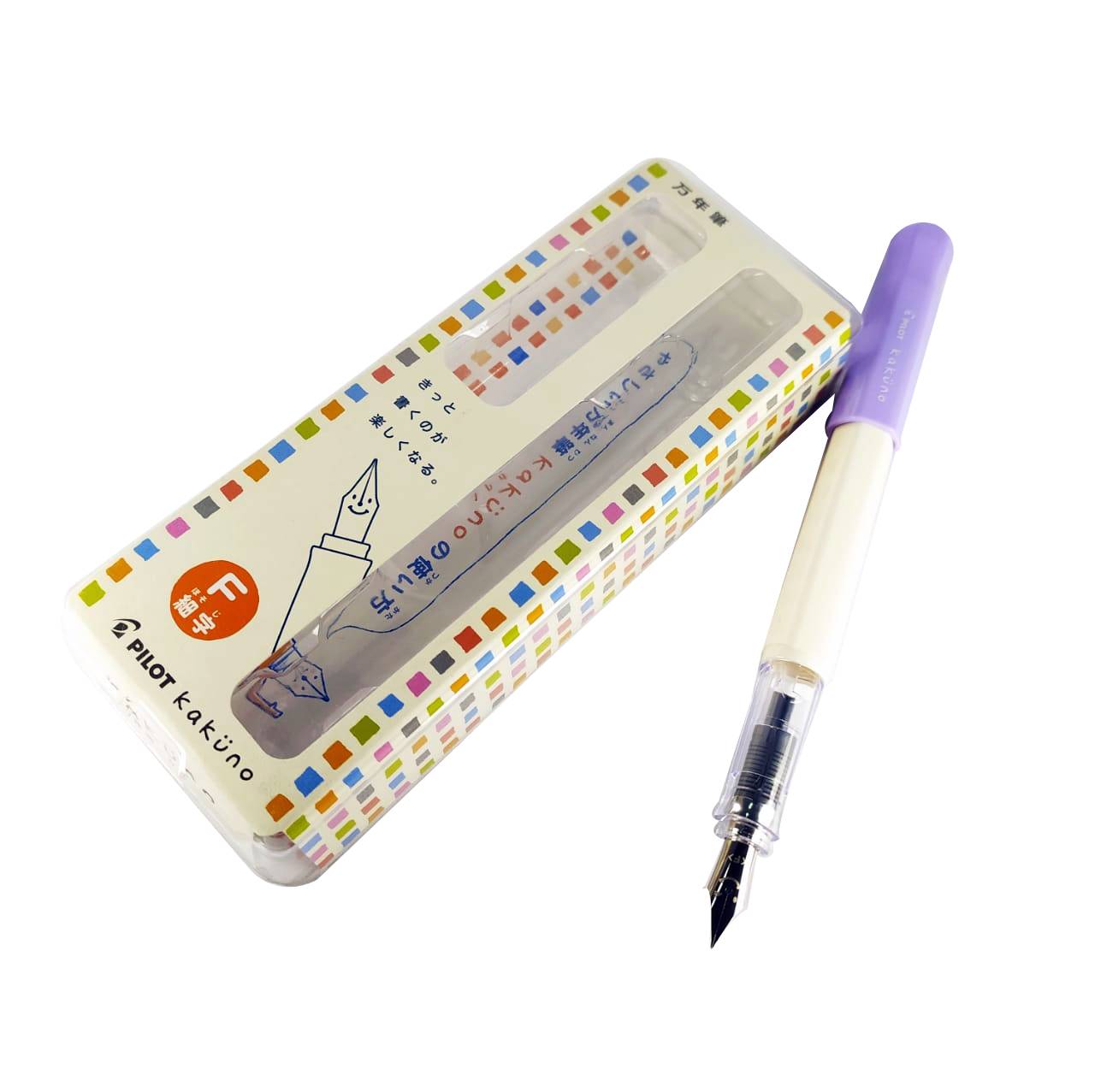 PILOT PLUMA ESTILOGRAFICA KAKUNO LILA - La Tienda del Bolígrafo